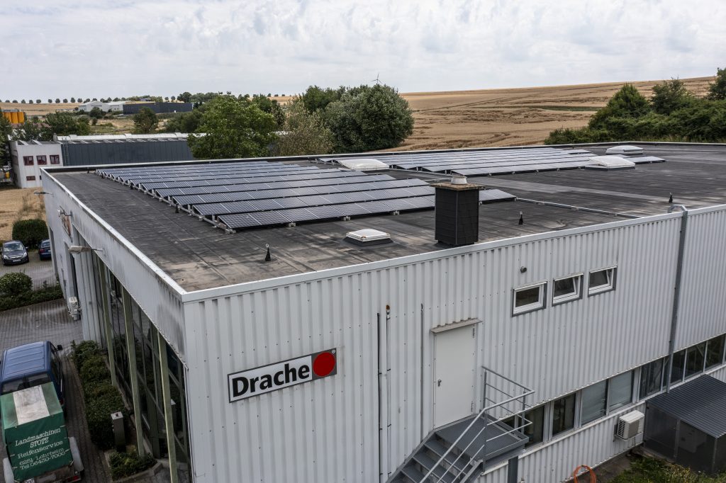 New Photovoltaic System Installed at Drache Umwelttechnik